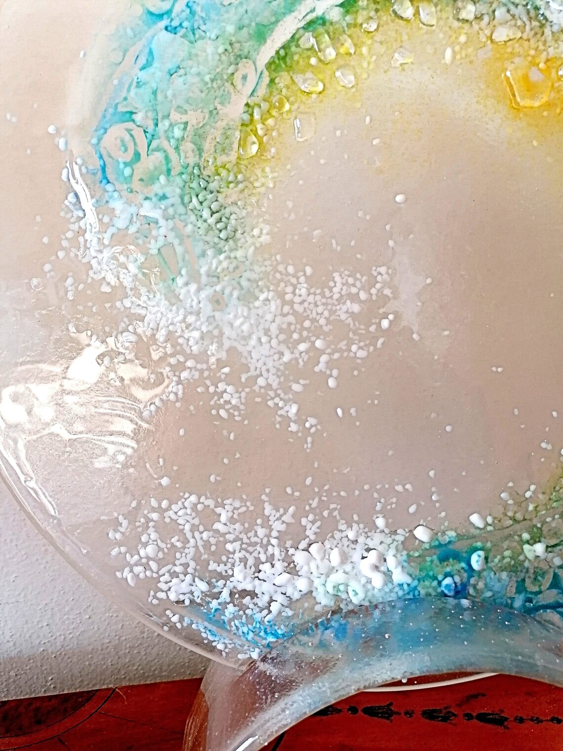 Handmade Fused Glass Large Wave - Etsy