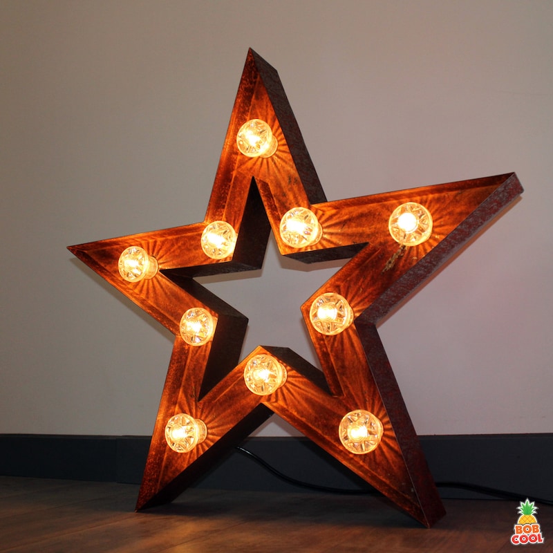 Metal Rust Light - Etsy UK