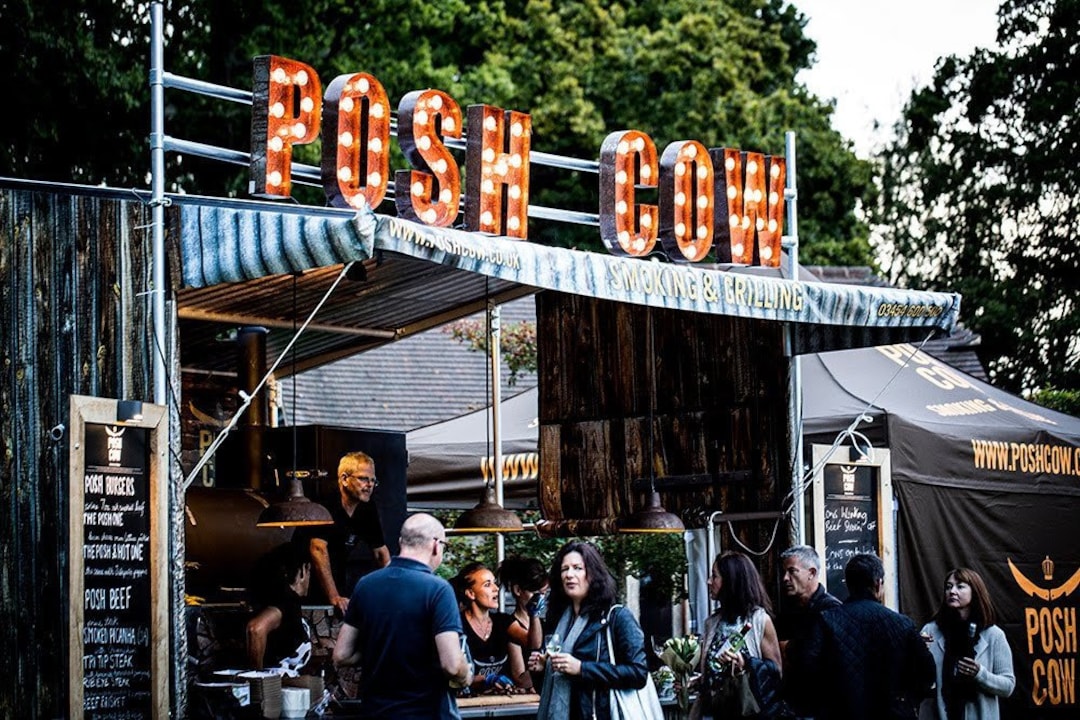 Custom Made Food Stall / Truck Sign Marquee Letter Lights LED Cabochon ...