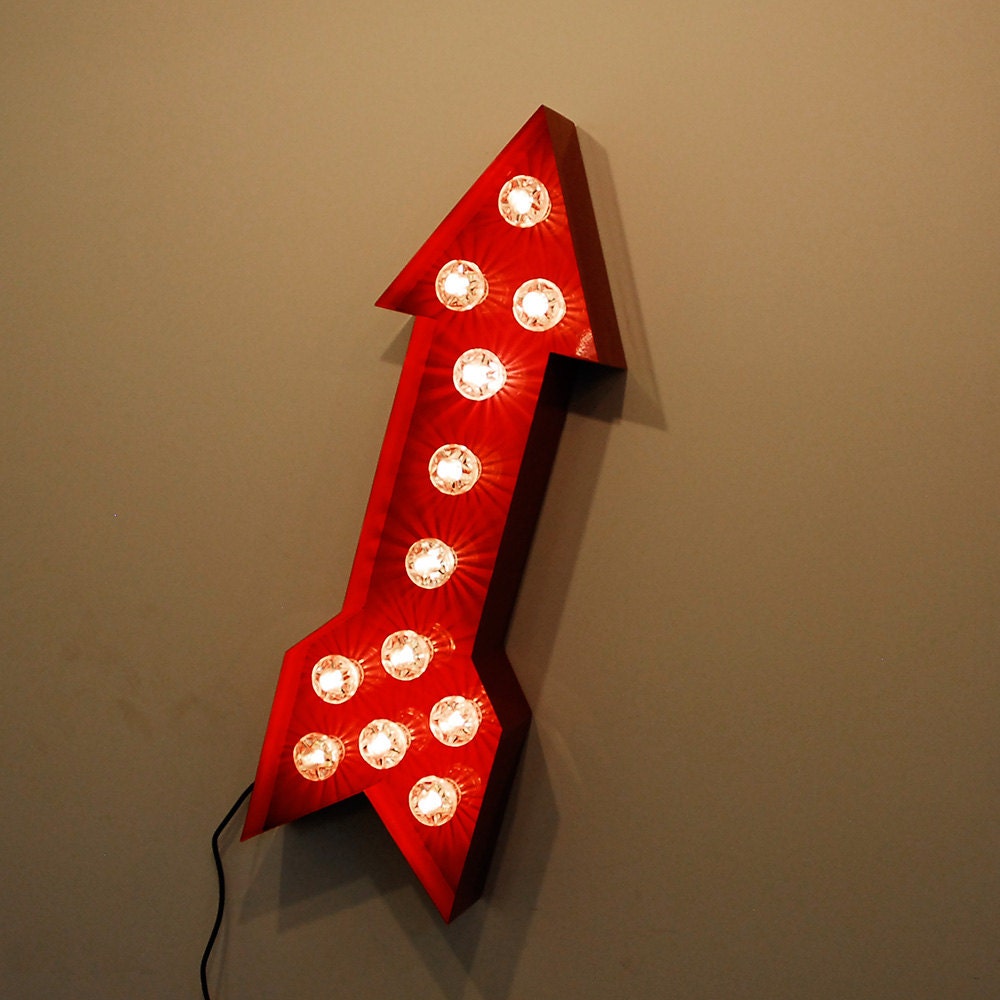 Large 1m Gloss Red Metal Arrow Custom Colour Arrow With - Etsy UK