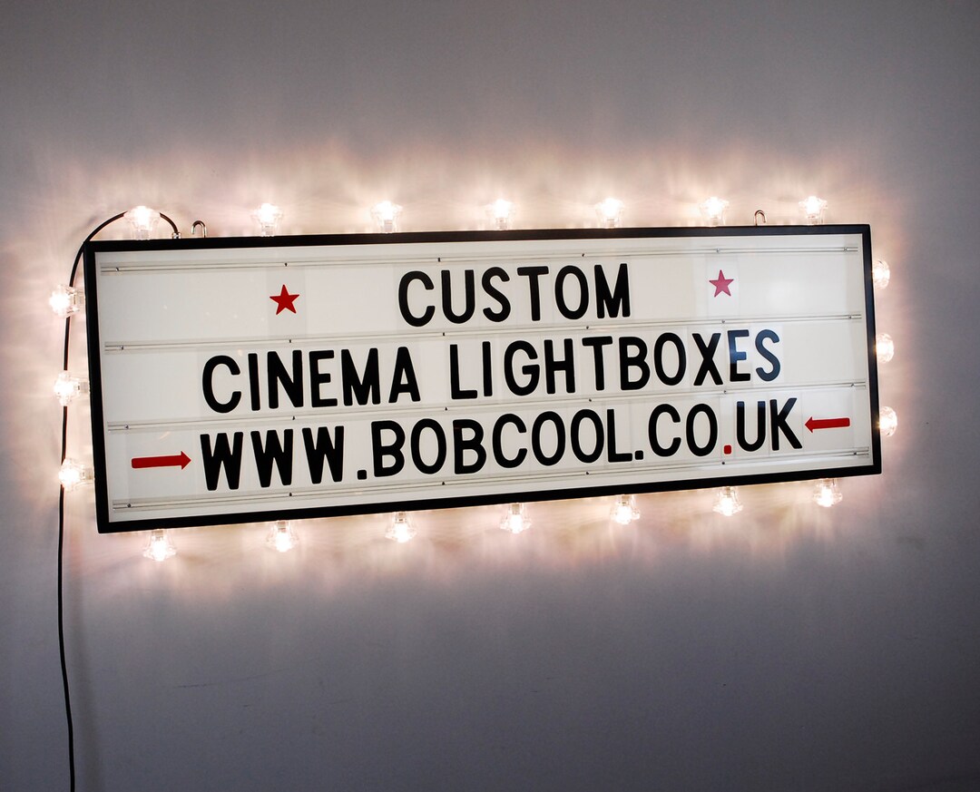 150cm X 50cm Commercial-grade Cinema Lightbox – Illuminated Surround - Etsy