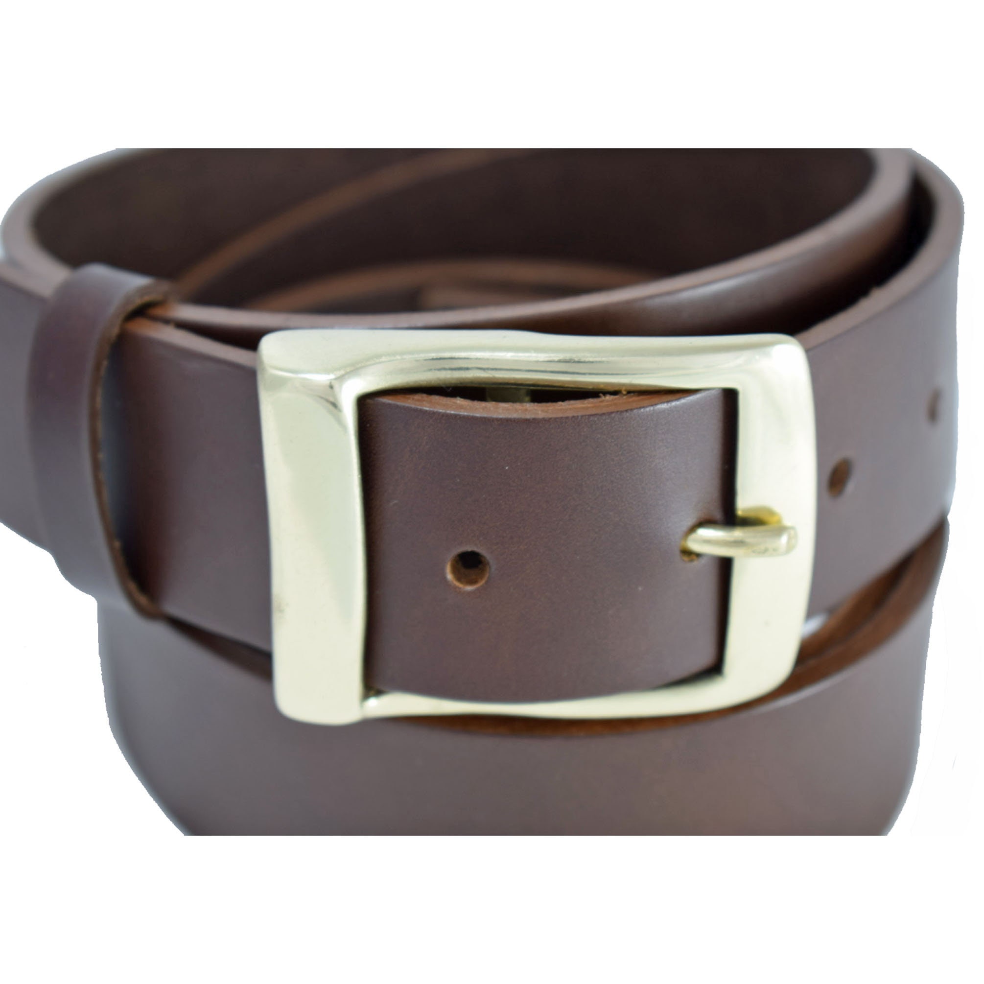 Smooth Black Leather Belt With Strong Buckle 1 1/2 - Etsy UK