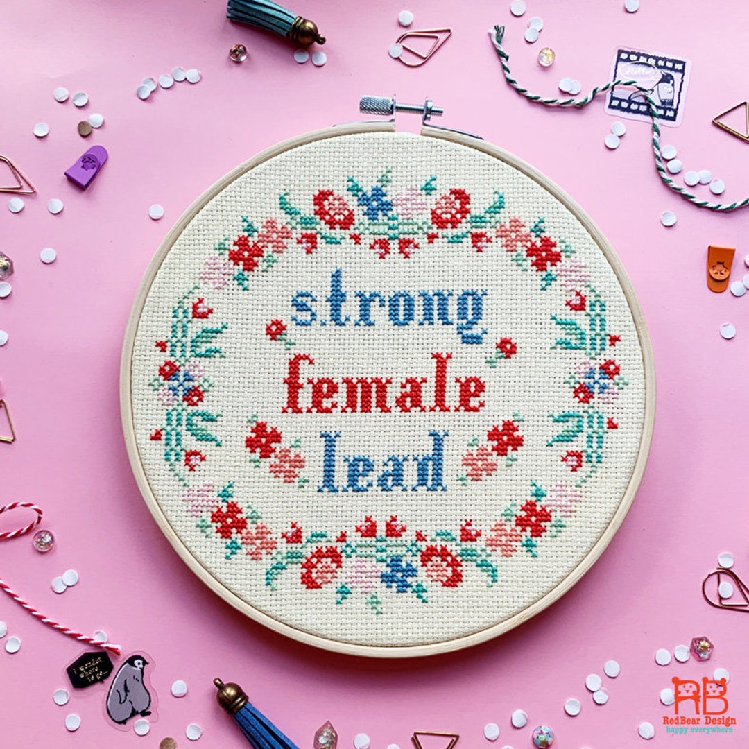 Feminist Cross Stitch Pattern, Modern Cross Stitch Sampler, Feminist ...