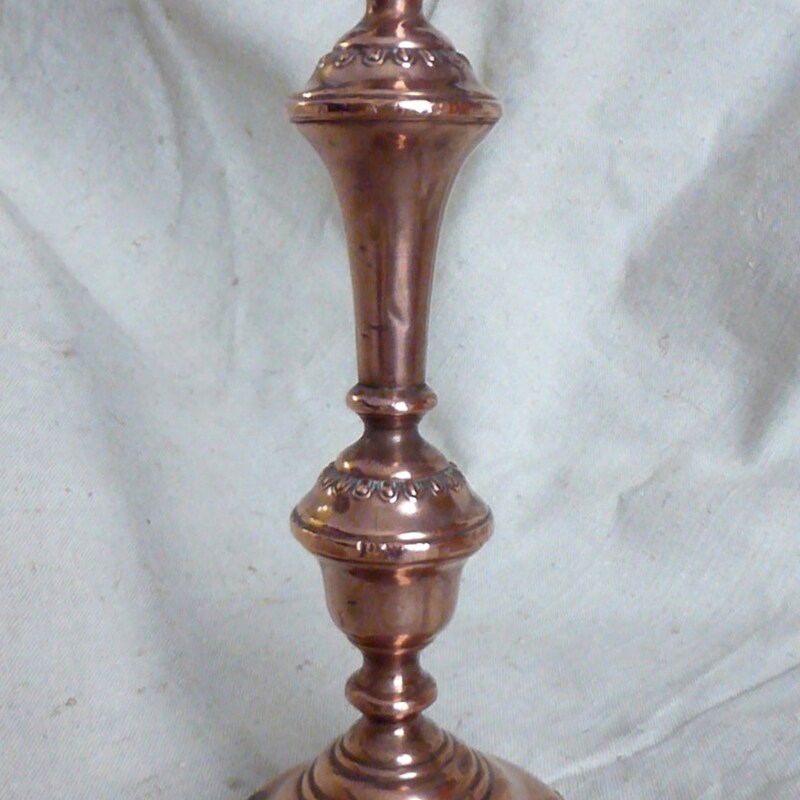 Copper Candlesticks - Etsy UK