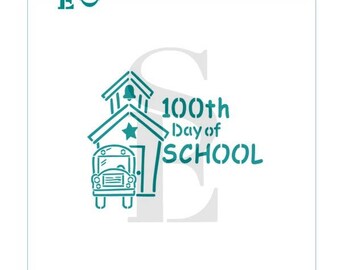 School bus stencil | Etsy