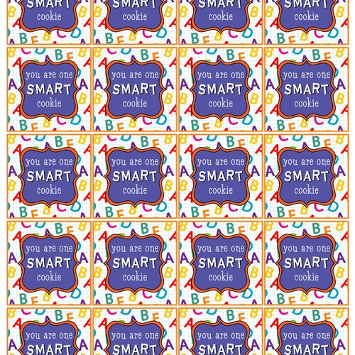 Printable You Are One Smart Cookie Graduation Tags Graduation - Etsy