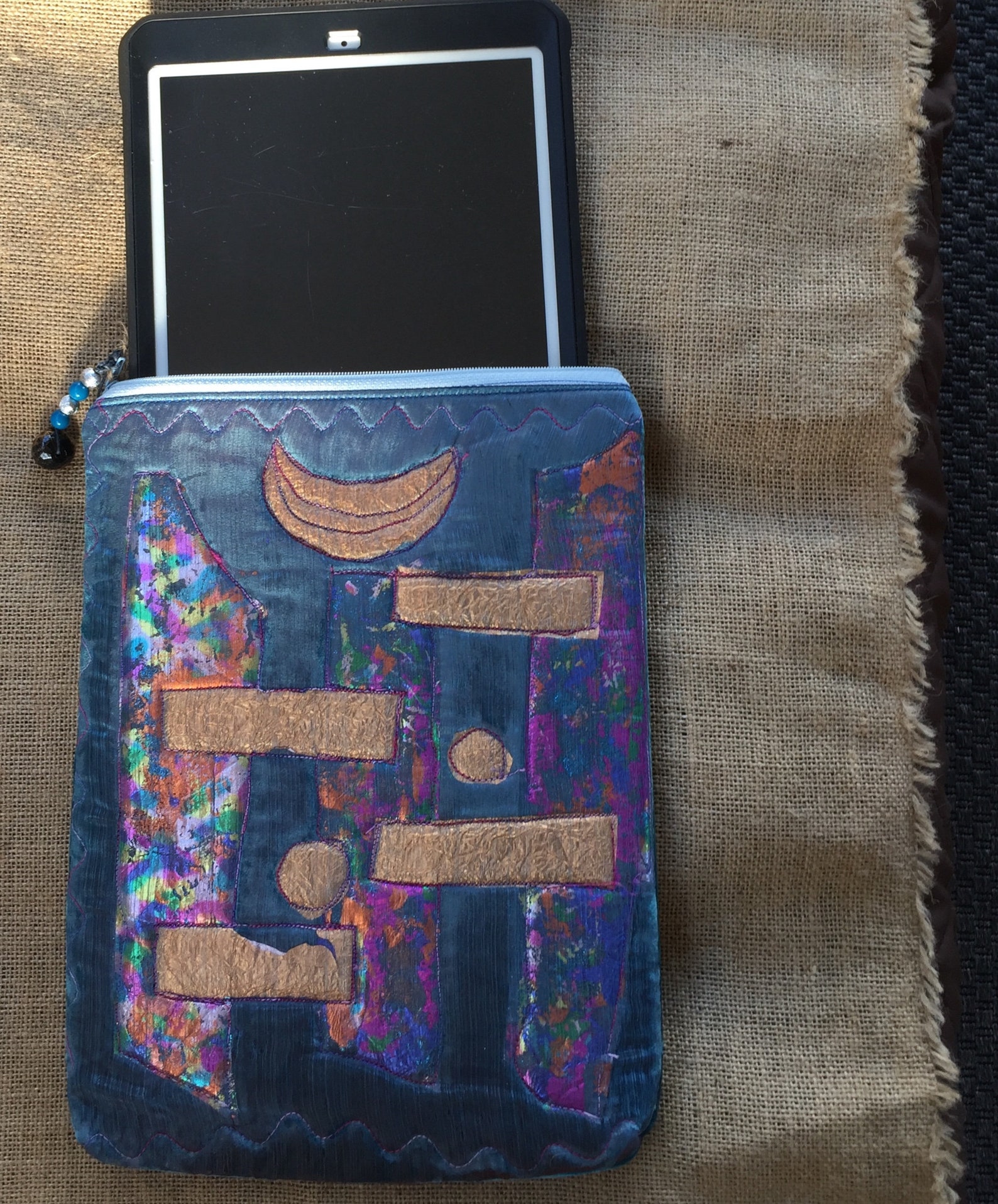 Repurposed Velvet iPad Sleeve - Etsy