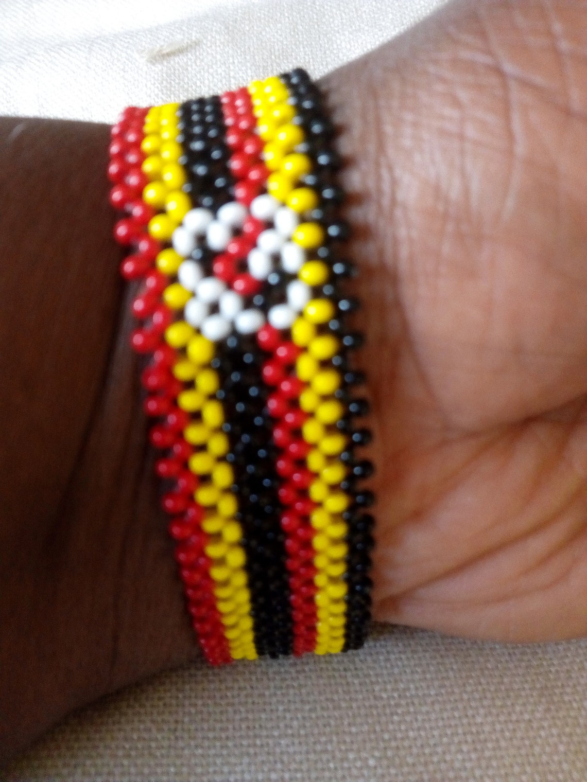 Ugadan Flag Beaded Bracelets Made in Kenya by the - Etsy