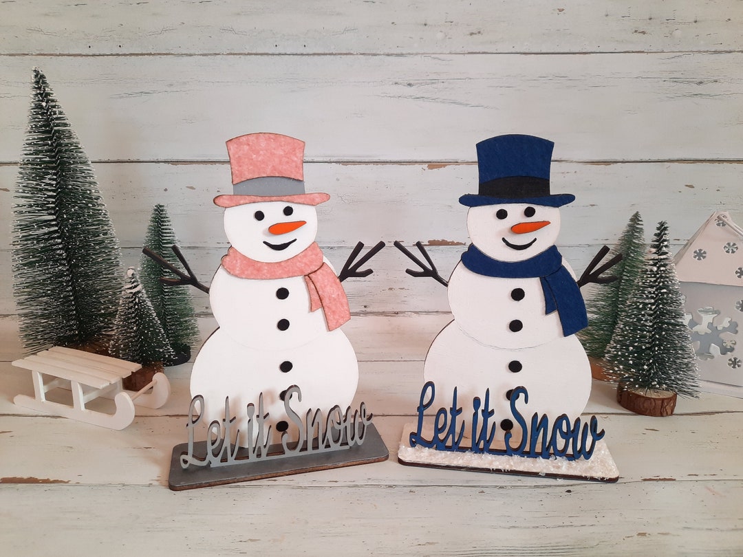 Snowman Digital Laser Cut Files, Svg/dxf/pdf/ai Files - Etsy
