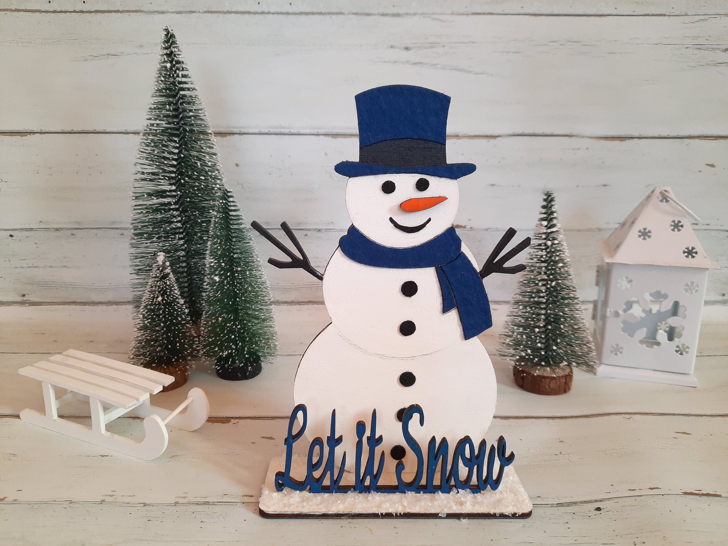Snowman Digital Laser Cut Files, Svg/dxf/pdf/ai Files - Etsy