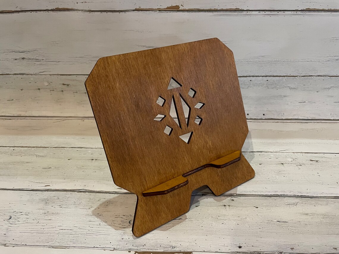 Tablet Stand Digital Laser Cut Files SVG/DXF/PDF Files With - Etsy