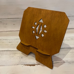 Tablet Stand Digital Laser Cut Files SVG/DXF/PDF Files With - Etsy