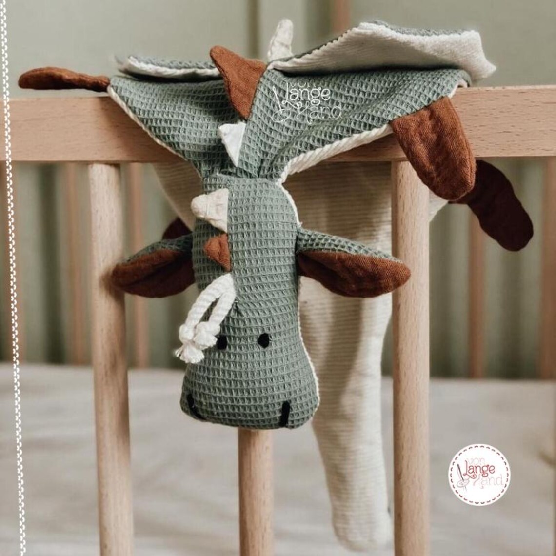 DIY: Pacifier-dragon & Crinkly-dragon - Tutorial With Pattern - Etsy