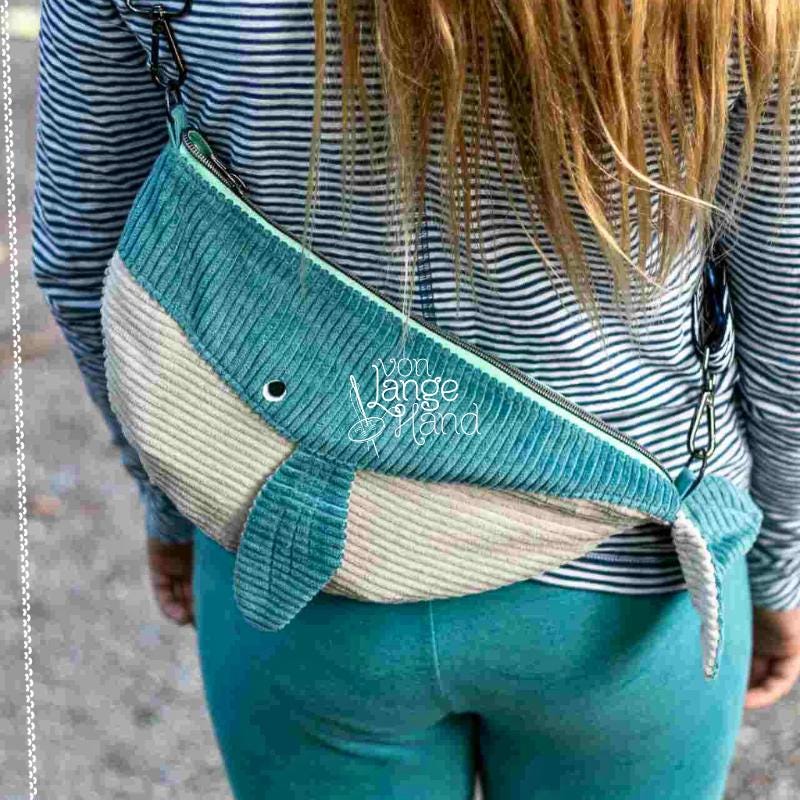 Whale Bag – Sewing Tutorial & Pattern | Fish Bag Tutorial - Etsy