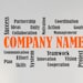 Large Custom Business Name Wall Decal, Cloud Motivational Words Vinyl ...