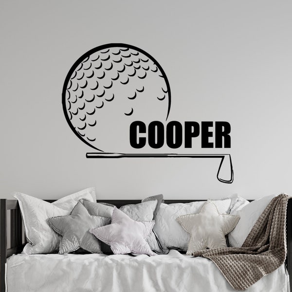 Wall Decal Golf - Etsy
