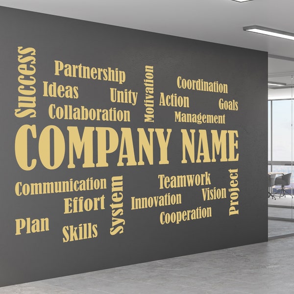 Large Wall Sticker Words - Etsy