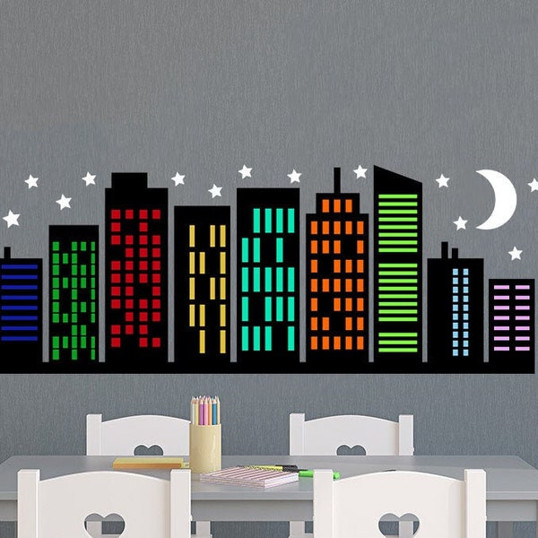 City Wall Decals - Etsy