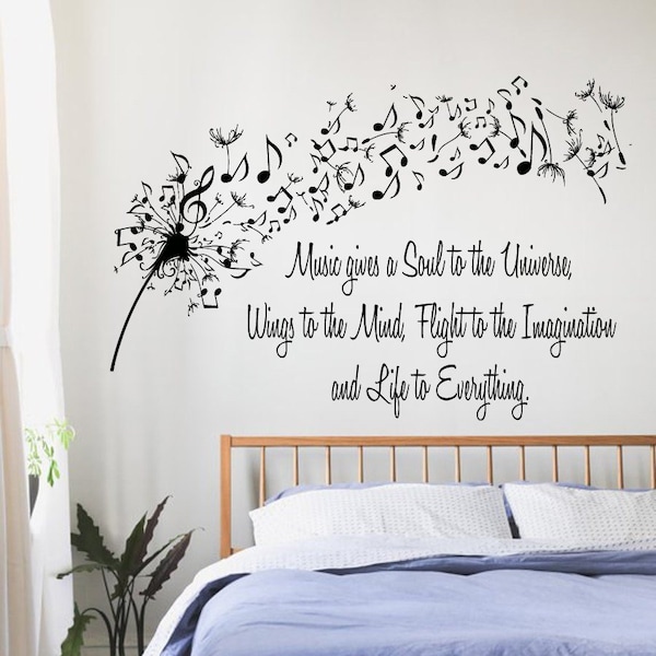 Music Wall Quote - Etsy