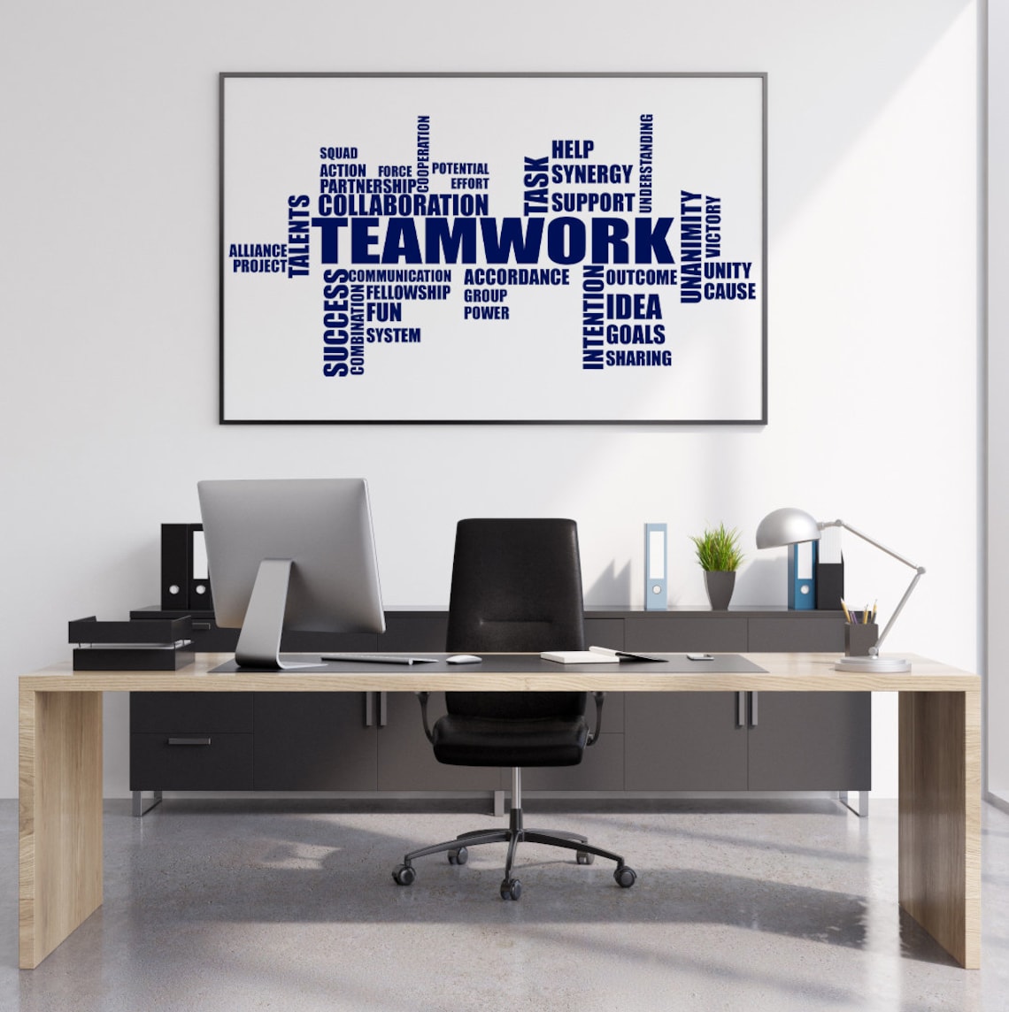 Teamwork Wall Decal - Office Wall Art Decor - Office Wall Decal ...