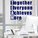 Customized Teamwork Sticker for Workplace Together Everyone - Etsy