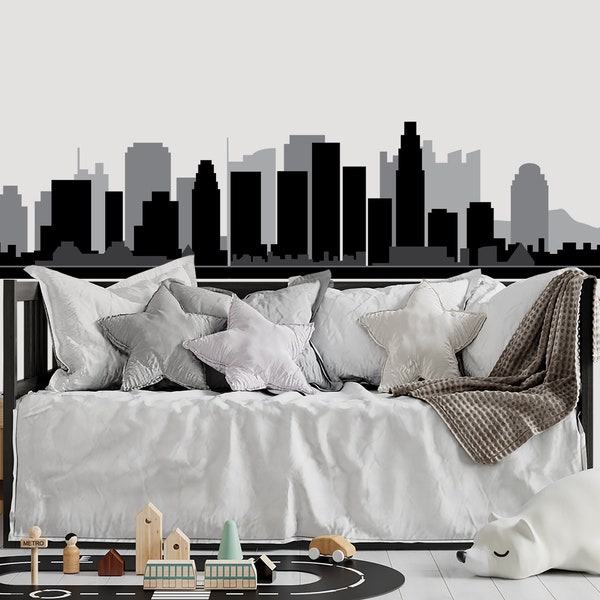 Skyline Wall Decal - Etsy