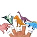 Printable Coloring Dinosaur Finger Puppets - Dinosaur Birthday Party ...