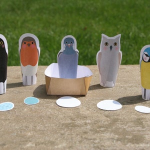 Printable Bird Finger Puppets: Nature Study Homeschool (PDF Download ...