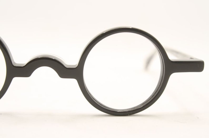 Small Black Round Retro Glasses 35mm Lens Retro Vintage Style - Etsy