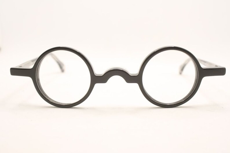 Small Black Round Retro Glasses 35mm Lens Retro Vintage Style - Etsy
