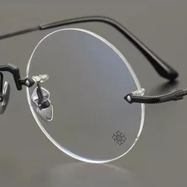 Silhouette Rimless Glasses Etsy
