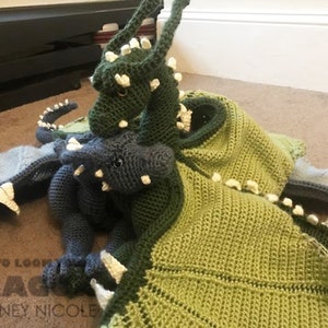 Detailed Epic Dragon PDF US Crochet Pattern (english) - Etsy