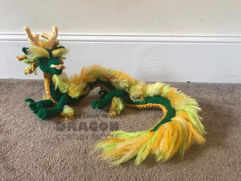 Chinese Dragon US PDF Crochet Pattern (english) - Etsy