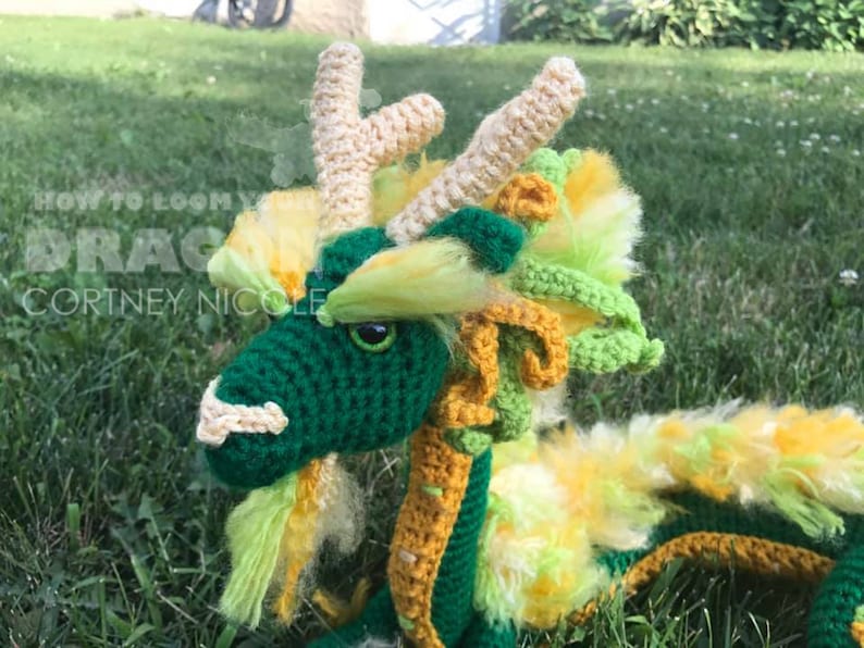 Chinese Dragon US PDF Crochet Pattern (english) - Etsy