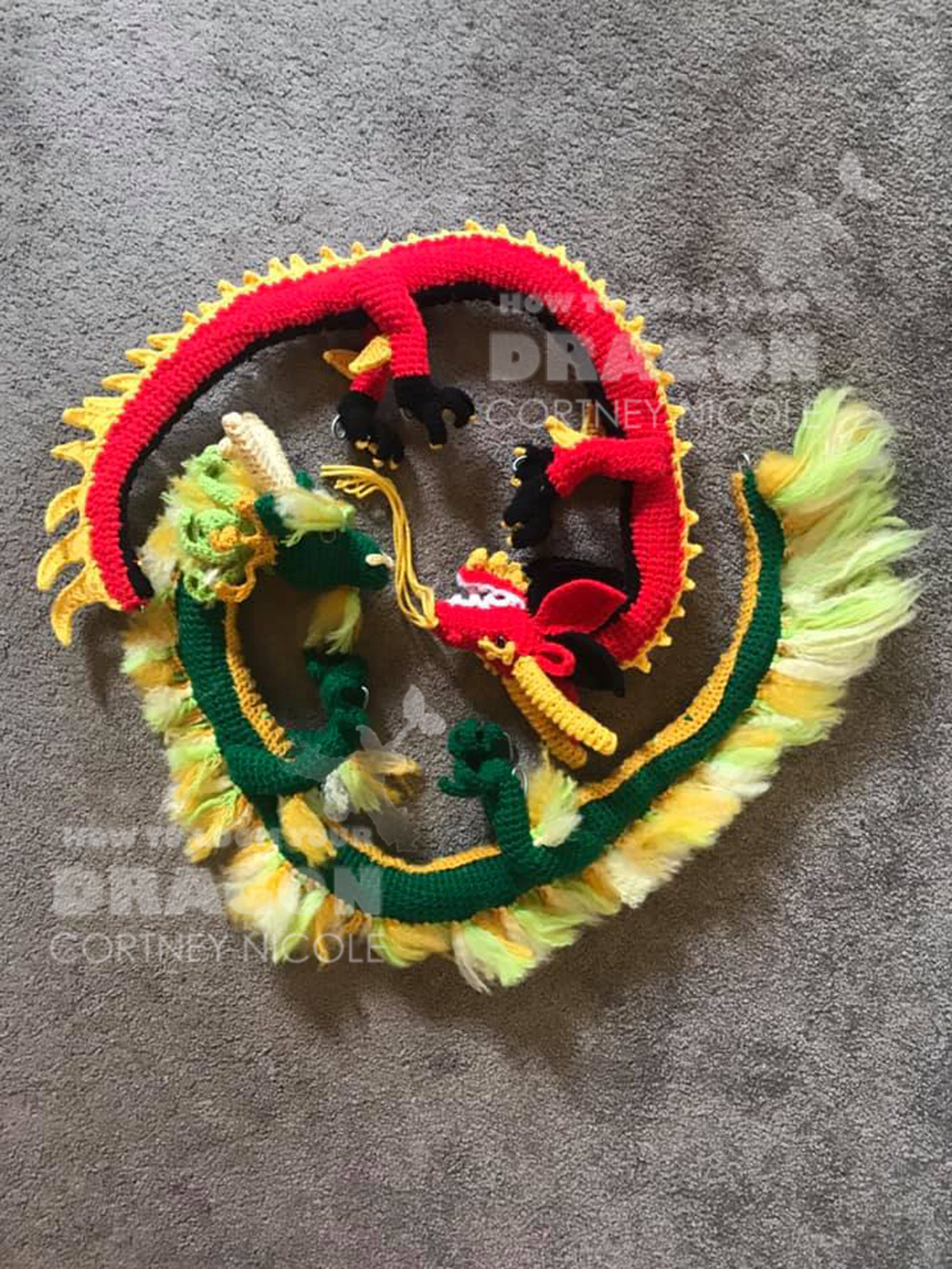Chinese Dragon US PDF Crochet Pattern (english) - Etsy