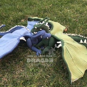 Detailed Epic Dragon PDF US Crochet Pattern (english) - Etsy