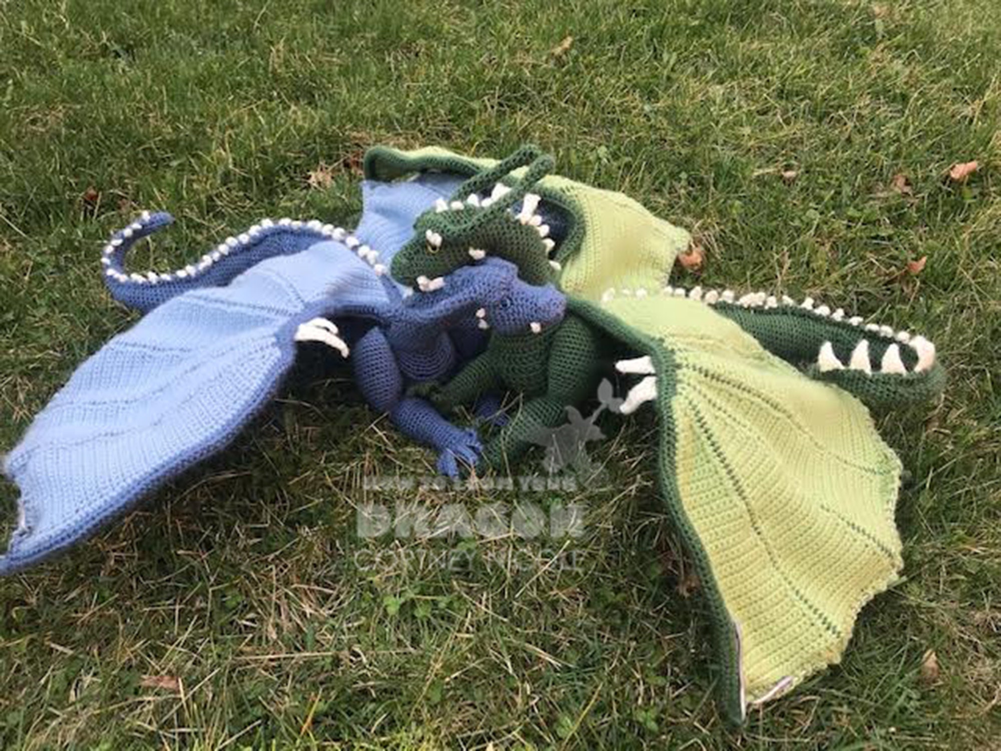 Detailed Epic Dragon PDF US Crochet Pattern english - Etsy UK