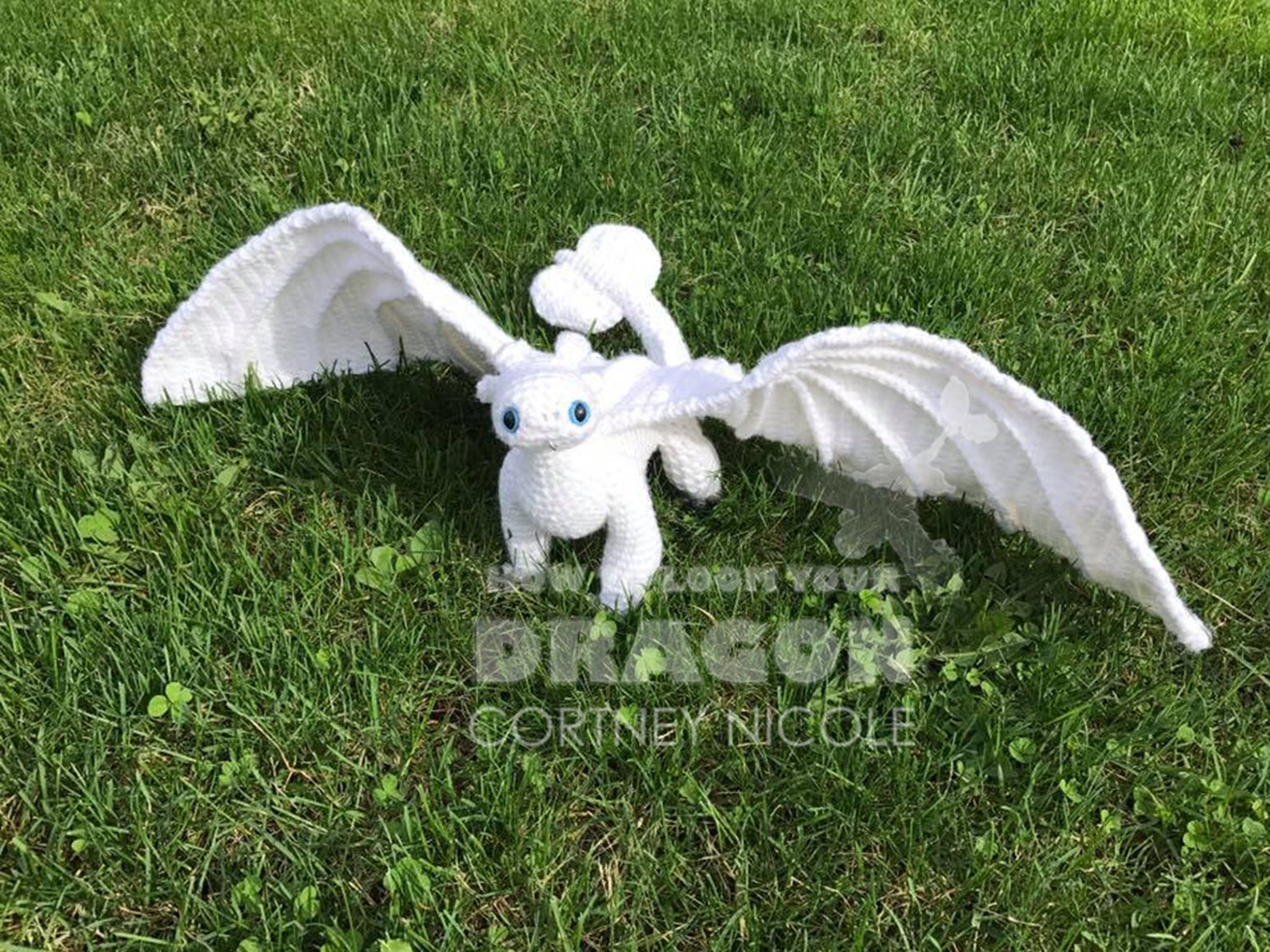 Lightfury How to Train Your Dragon PDF US Crochet Pattern english - Etsy