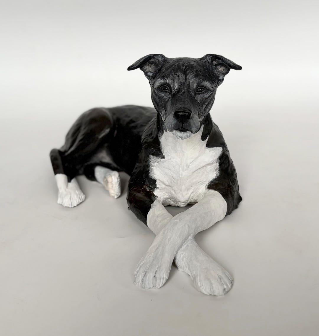 Custom Clay Pet Memorial Sculpture: Dog Portrait, Pet Loss Gift - Etsy