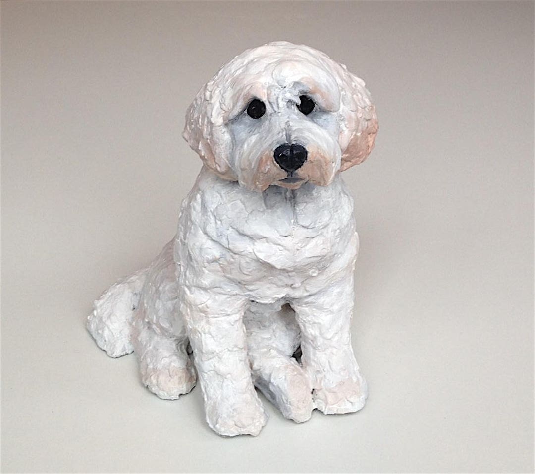 Pet Memorial, Clay Sculpture, Pet Portrait, Dog Memorial, Custom Dog ...