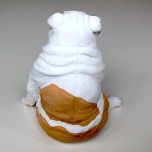 English Bulldog Clay Sculpture, Pet Portrait Custom, Pet Memorial ...