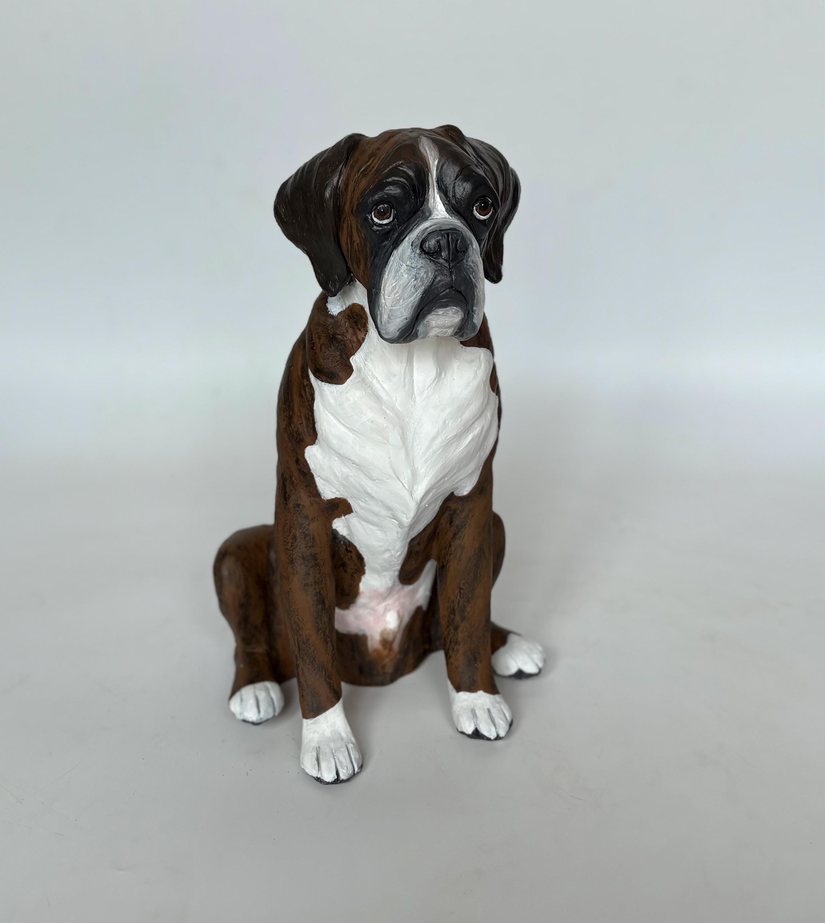 Boxer Dog Urn, Custom Pet Urn, Boxer Dog Urns for Ashes, Pet Cremation ...