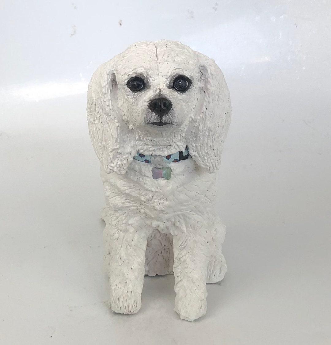 Custom Clay Pet Sculpture: Dog Memorial Portrait - Etsy