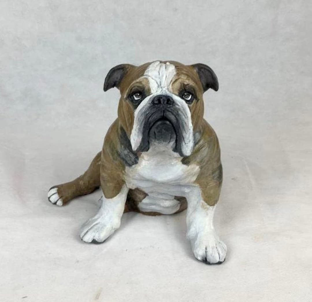 Pet Urn for Ashes, English Bulldog Urn, Custom Pet Urn, Dog Urns for ...