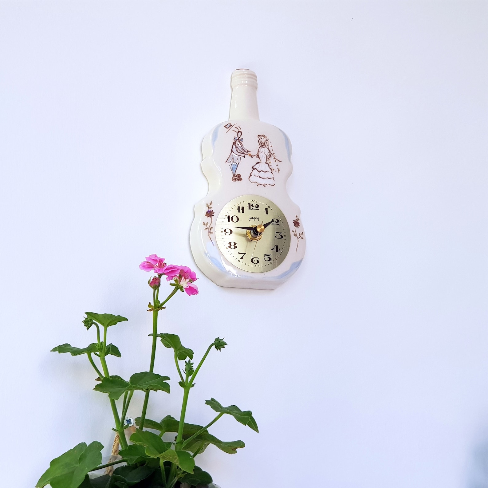 Violin Wall Clock Custom Clock Wedding Gift Clock | Etsy