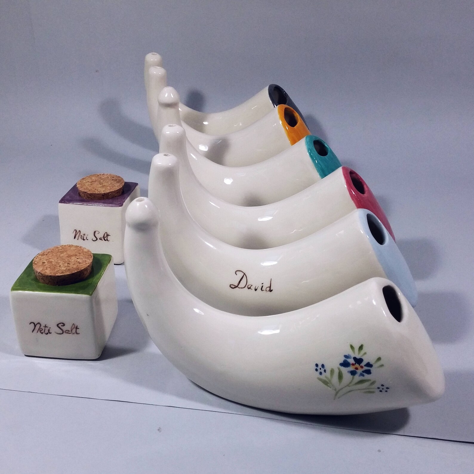 Neti Pot Ceramic Neti Pot for Sinus Rinse White Ceramic Neti - Etsy