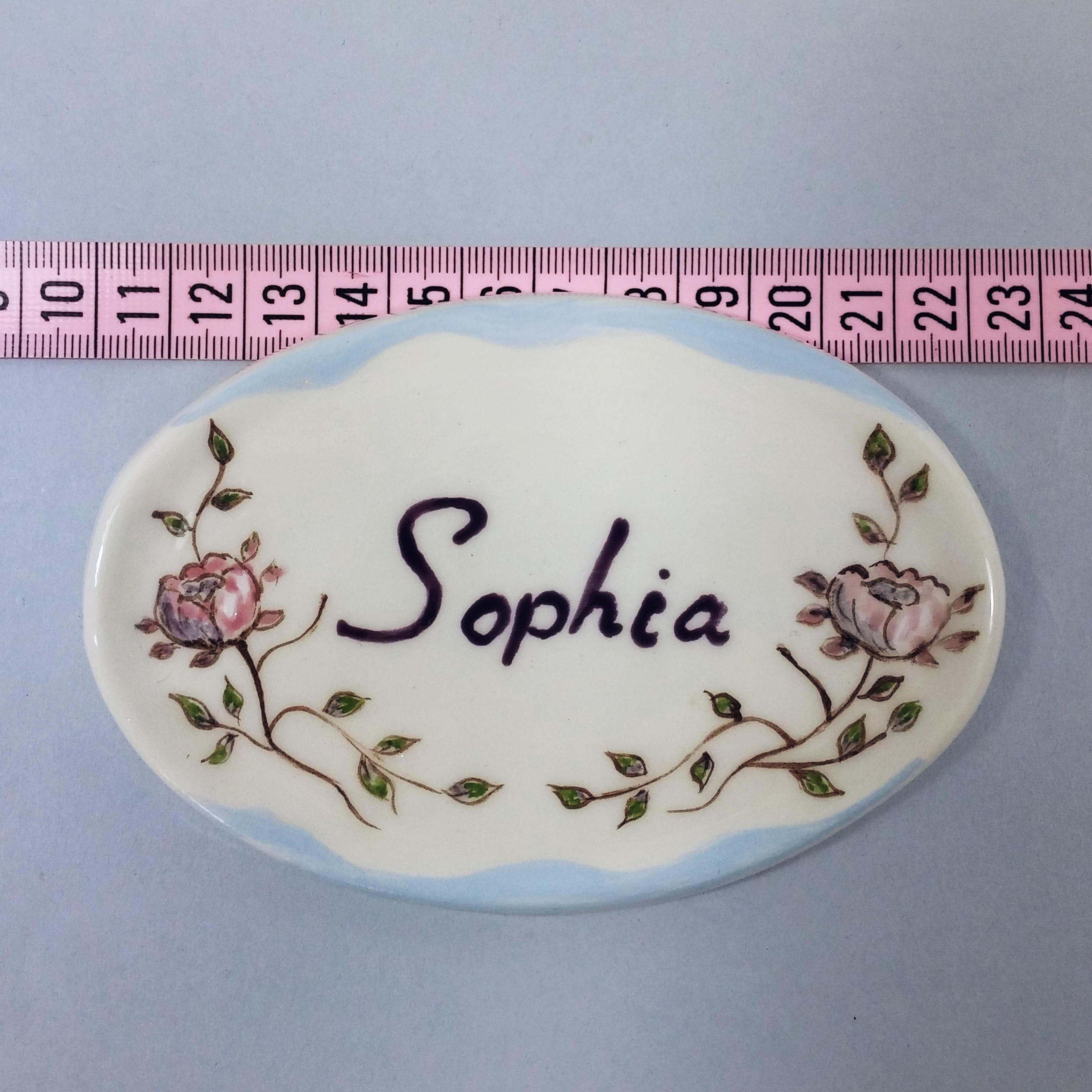 Ceramic front door sign custom door sign hand made tile | Etsy