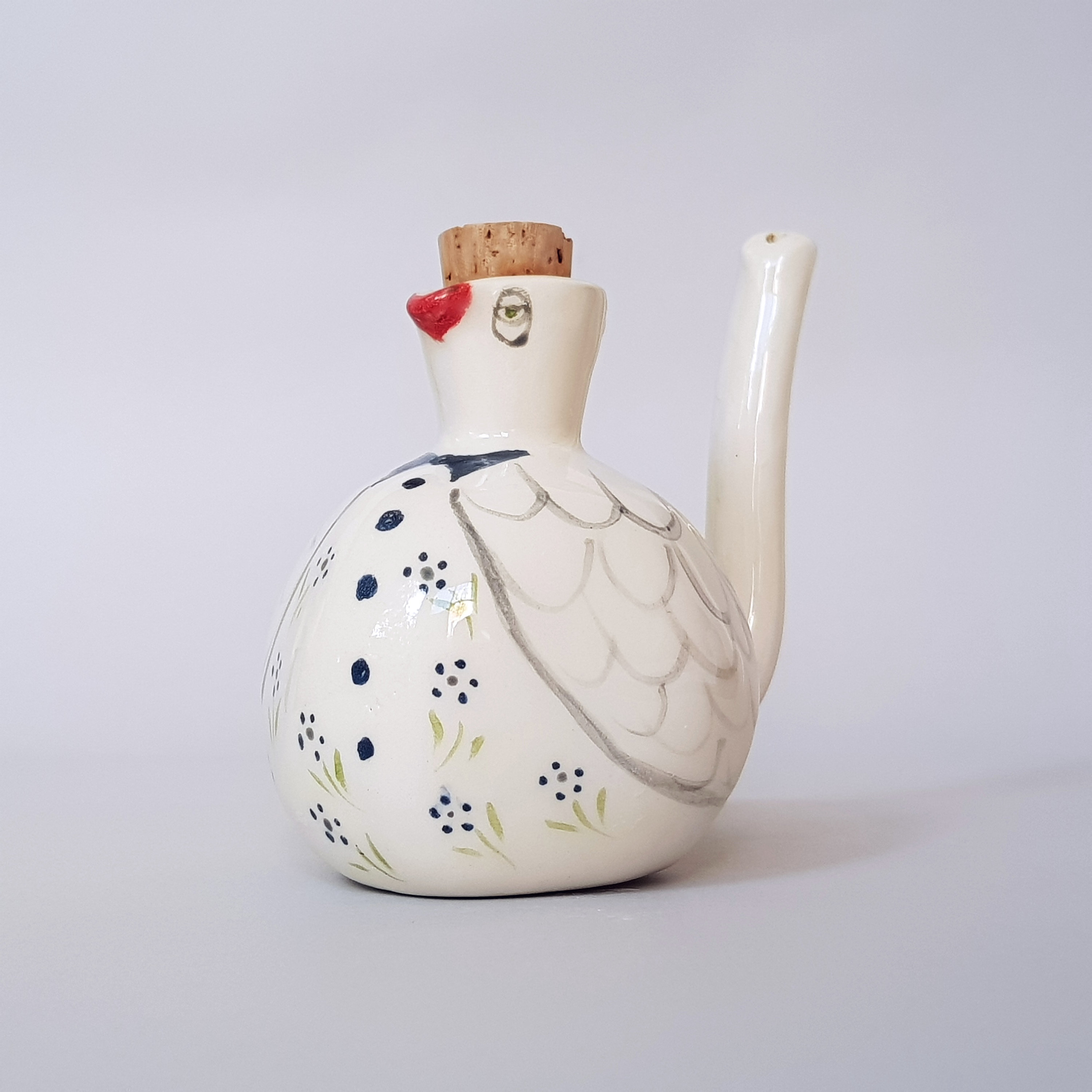 Neti Pot Ceramic Neti Pot for Sinus Rinse White Bird Neti | Etsy