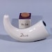 Neti Pot, Ceramic Neti Pot for Sinus Rinse, Custom White Ceramic Neti ...