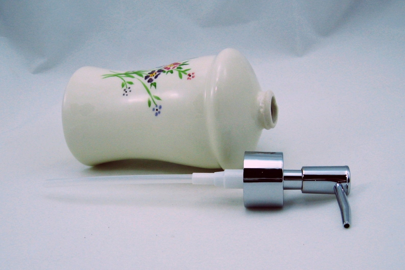 Soap Dispenser, White Ceramic Soap Pump, Lotion Pump, Lotion Dispenser ...